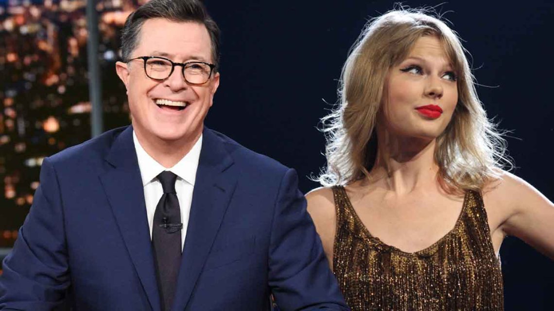 Stephen Colbert Said He’d Jump Off a Cliff For Taylor Swift After 1 ...