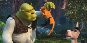 Shrek 2 Recreating a Sony Superhero Film's Most Memorable Moment is ...